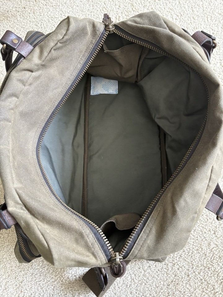 Filson 48-Hour Tin Cloth Duffle Bag Otter Green, Made In USA - NEW WITH ...