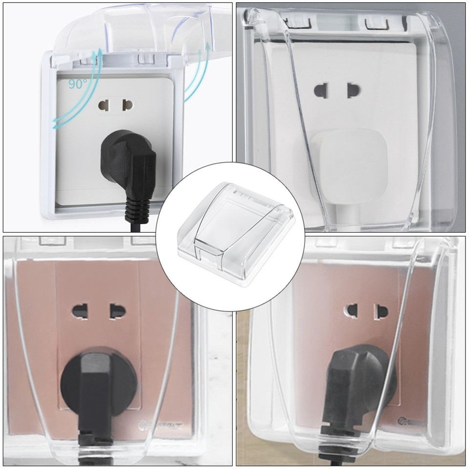 4 Pcs Switch Cover Wall Socket Protection Box Toddler Waterproof ...
