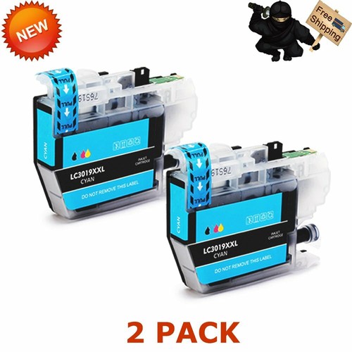 2 Pack LC3019 XXL Cyan INK for Brother LC3017 MFC-J5330dw J6530dw ...