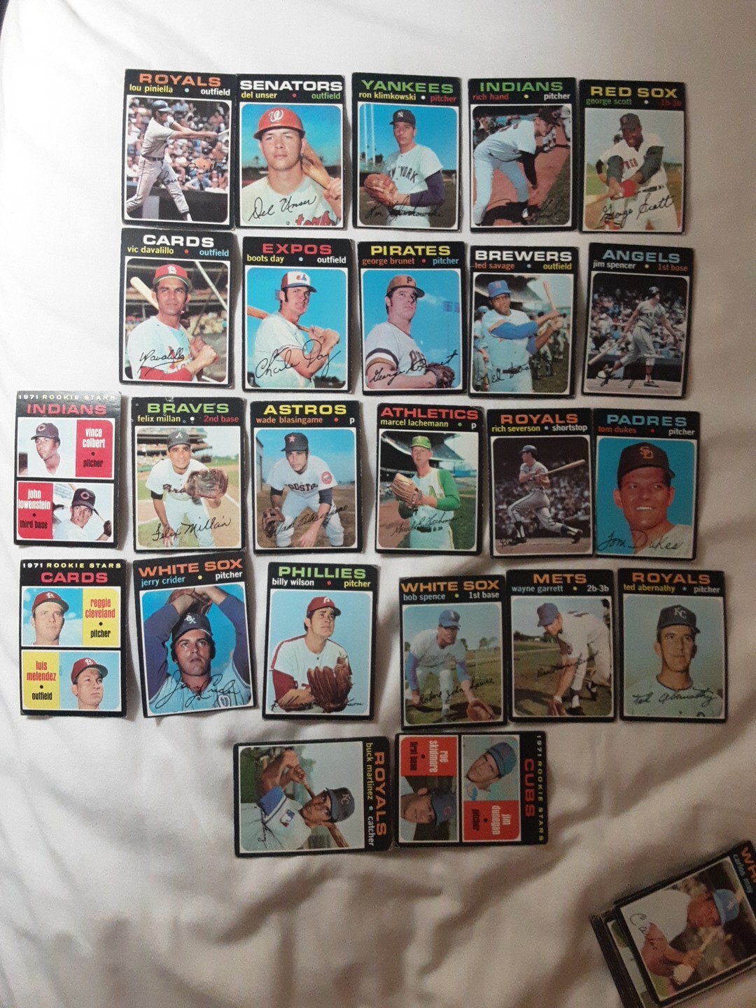 1971 Topps Baseball Cards - 40-lot VG | eBay