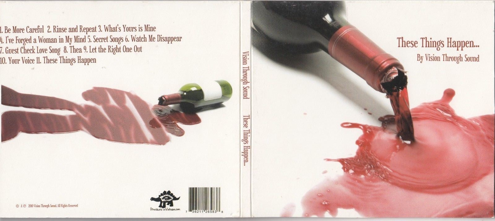 Vision Through Sound - These Things Happen (CD, Jul-2010, CD Baby ...