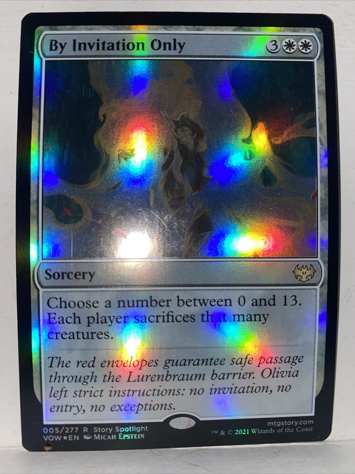 MTG By Invitation Only Innistrad: Crimson Vow 005/277 Foil Rare NM | eBay
