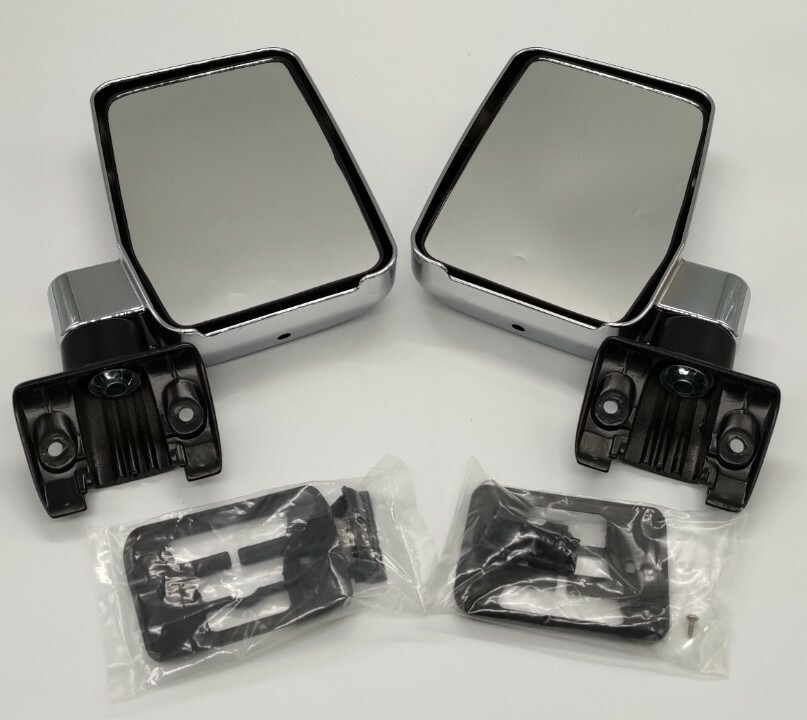 Fits FJ 70/75 side view mirrors chrome TOYOTA LAND CRUISER | eBay