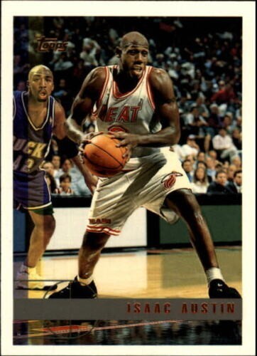 1997-98 Topps Miami Heat Basketball Card #128 Isaac Austin | eBay