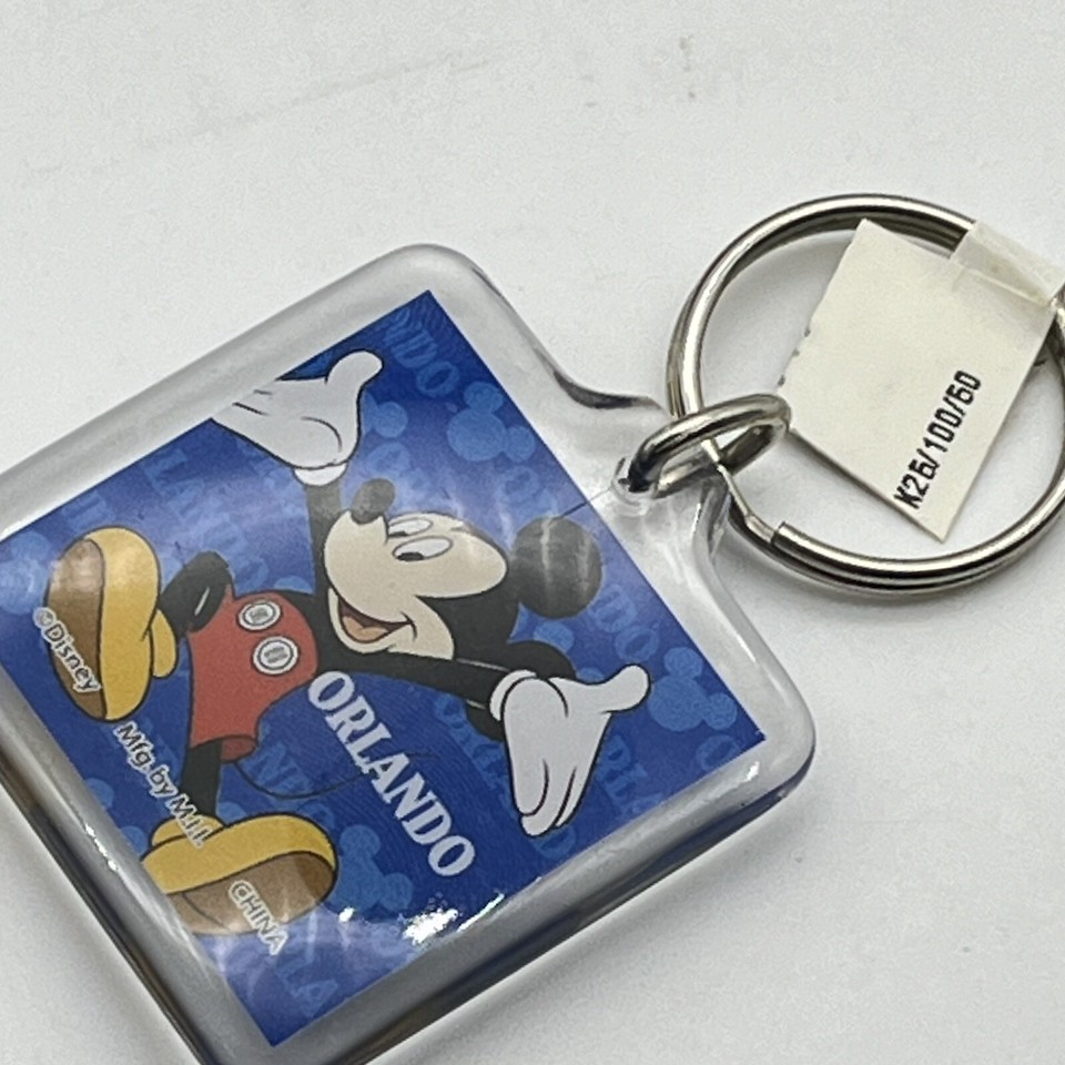 Mickey Mouse Orlando Keychain Disney Florida Souvenir Keychain Key Ring ...