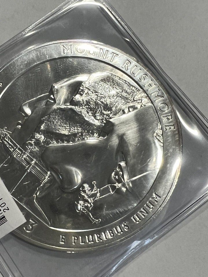2013 ATB 5 oz. SILVER Mount Rushmore Coin South Dakota MT. SD America ...