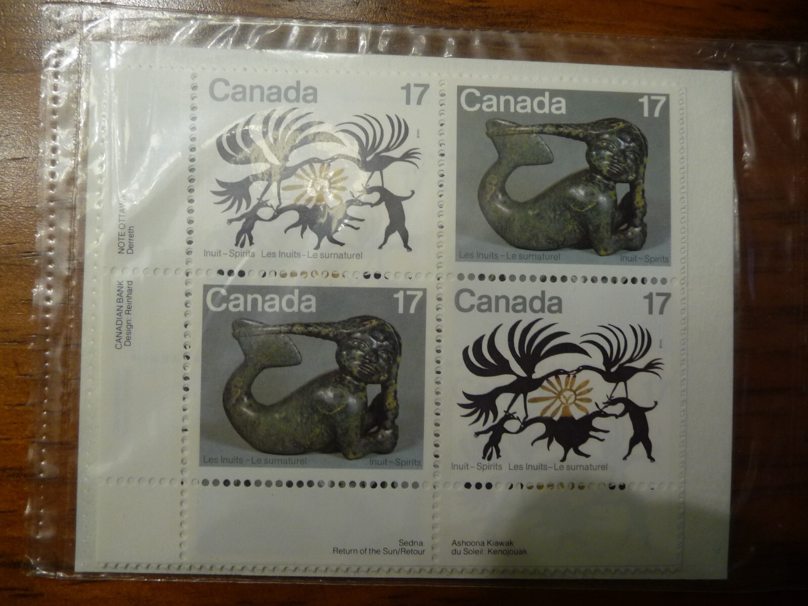 CANADA PLATE BLOCKS 866 / 867 MNH 17c "Inuit Spirits" , 4 blocks | eBay