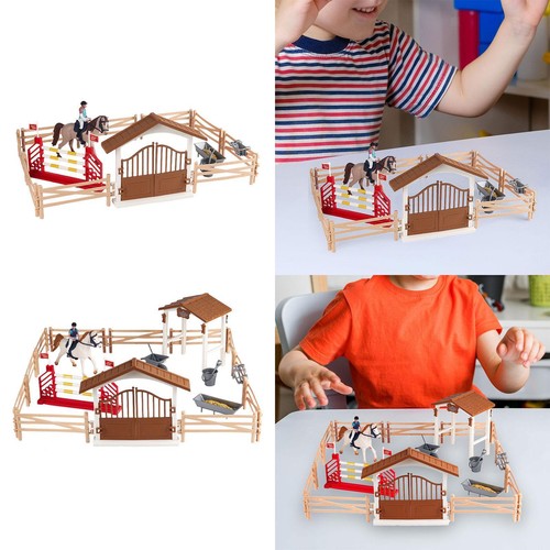 Horse Rider Toy Set Pretend Play Toy Horse Clubs with Horses Rider Toy ...