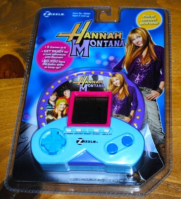 Hannah Montana Miley Cyrus Zizzle Electronic Handheld Video Game NEW ...