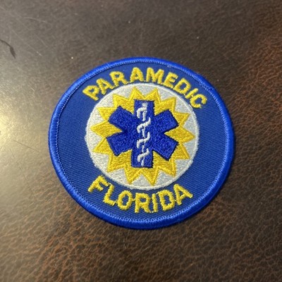 Vtg Obsolete Florida EMT Paramedic Ambulance Fire Dept. Patch | eBay