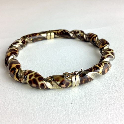 Ross-Simons Italian Leopard Enamel Twist Bangle Bracelet 18k Gold Over Sterling | eBay