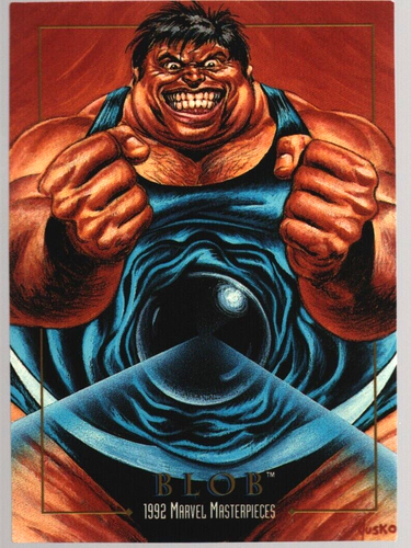 1992 Skybox Marvel Masterpieces #1 Blob Trading Card | eBay