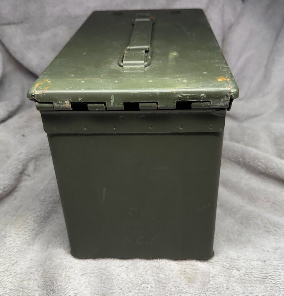 Genuine Military Metal M2A1 / M2A2 Ammo Can, .50 cal, 5.56mm *Great ...