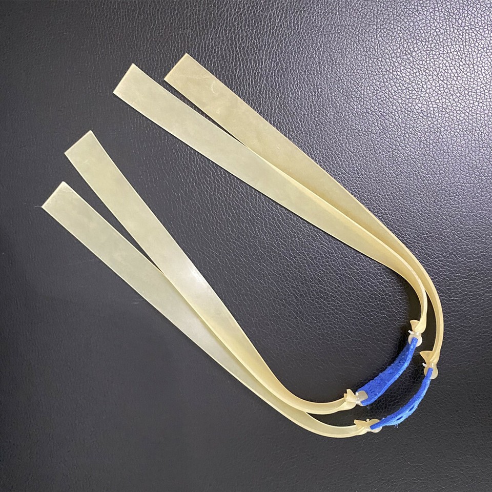 10 Flat Rubber Bands Slingshot Hunting Catapult Replacement Elastic ...