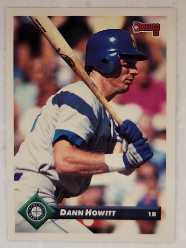 1993 Donruss Dann Howitt #349 Mariners Baseball Card | eBay