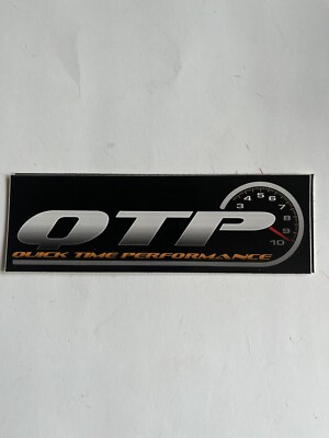 Original Vintage NOS QTP Quick Time Performance Sticker ~2.5x7.75” (5T ...