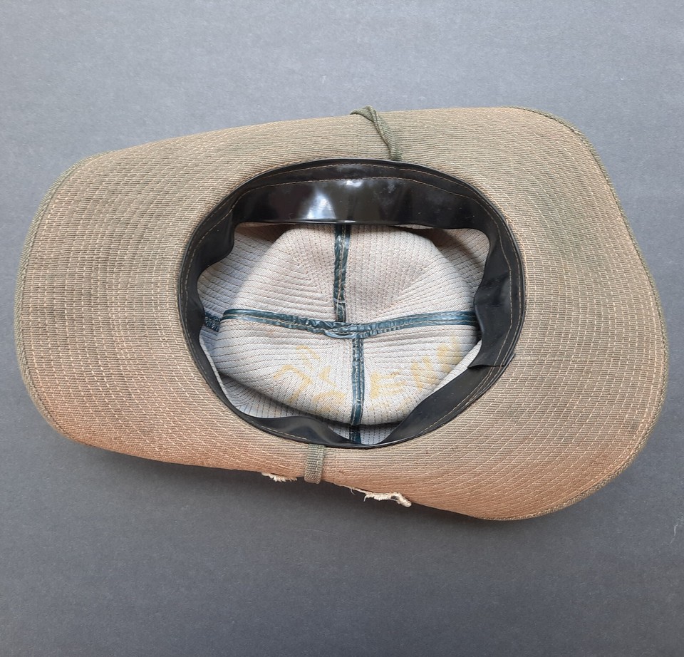 Original USAF Cowboy Style Hat Vietnam Silk Tab Patch Named GTH Bush ...