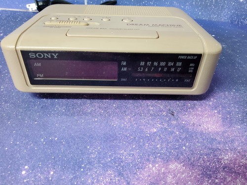 Vintage Sony Dream Machine FM/AM Digital Alarm Clock Radio ICF-C240 ...
