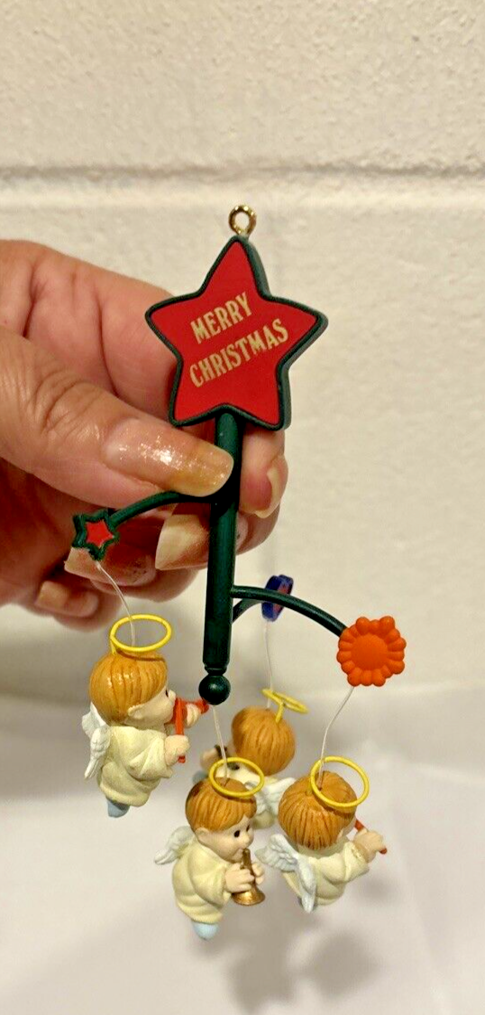 Vintage Noma Heavenly Angels Rotating Ornament Ornamotion 1989 | eBay