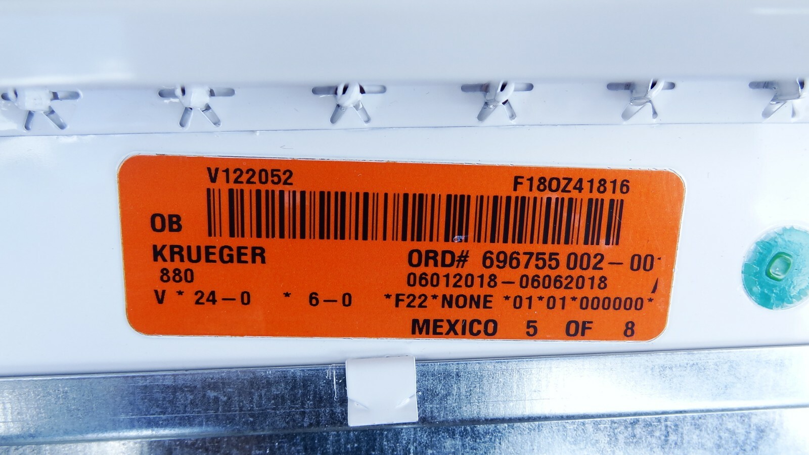 Krueger 880 Double Deflection Steel Supply Grille 24" x 6" ~ White | eBay