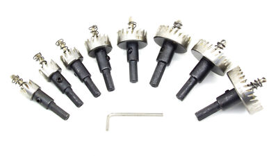 Lochbohrer-Set Lochsäge 16 - 45 mm 8 Größen für Holz und Metall | eBay.de