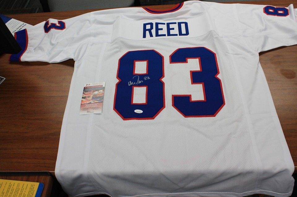 Andre Reed Autographed/Signed Jersey JSA COA White Custom Jersey | eBay