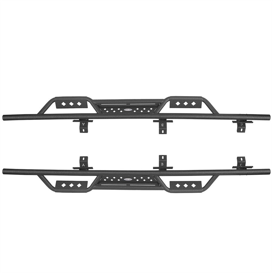 Wide Drop Side Step Running Board Tube Nerf Bars For 2020-2025 Jeep ...