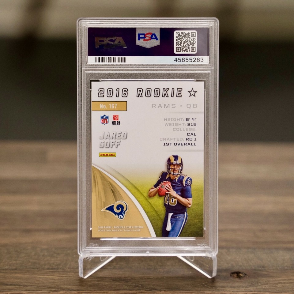 2016 Panini Rookies & Stars Jared Goff Longevity /75 Rookie RC #167 📈 ...