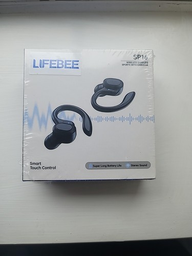 Lifebee SP16 Wireless Earbuds Sports With Earhook, Smart Touch Control ...