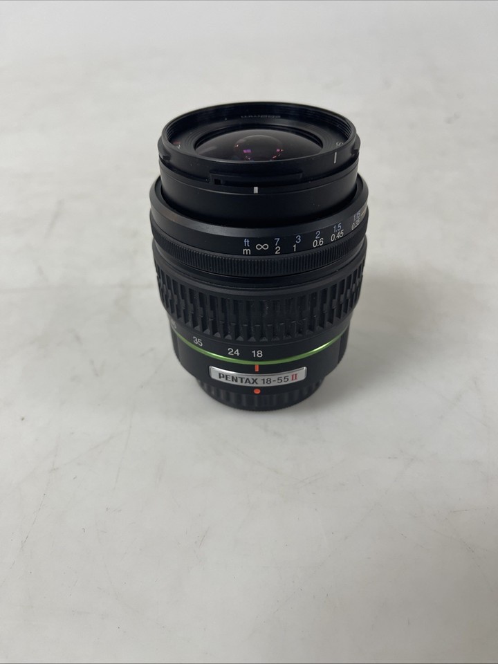 PENTAX SMC-DA 18-55mm F3.5-5.6 AL II Lens with Rear Cap | eBay UK