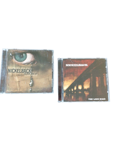 Nickelback Music CDs Silver Side Up & The Long Road (Roadrunner Records ...