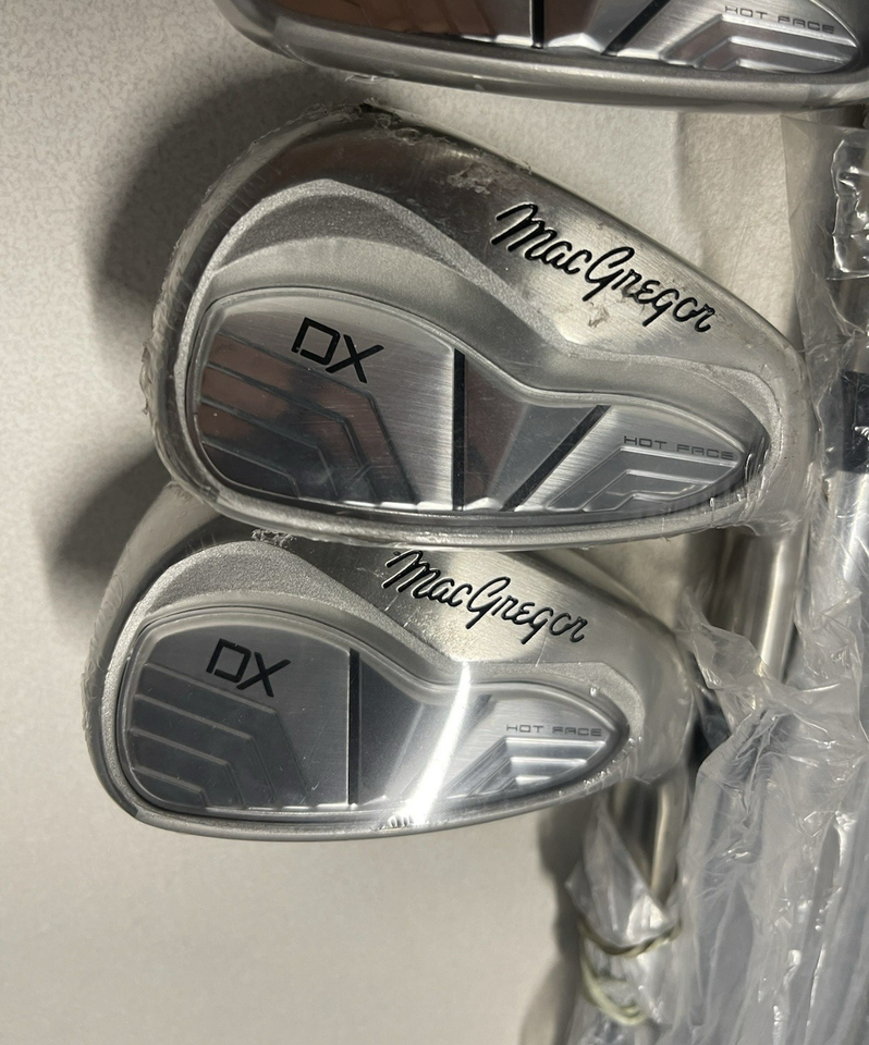 MacGregor Golf DX Carbon Steel Iron Set, Mens RH, R-Flex, 4-PW - NEW ...
