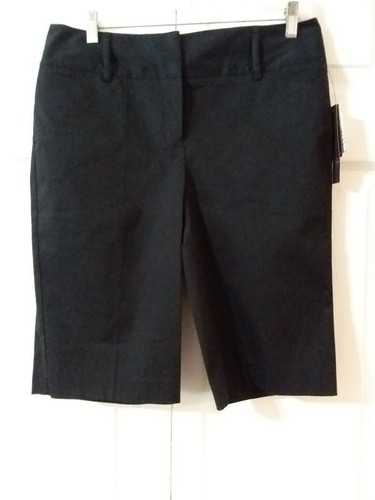 Dana Buchman Black Bermuda Shorts Size 6 | eBay