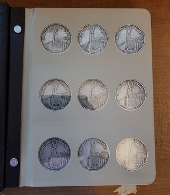 $25 SILVER VINTAGE SLOT TOKEN FROM BINION'S HORSESHOE CASINO VEGAS 54 ...