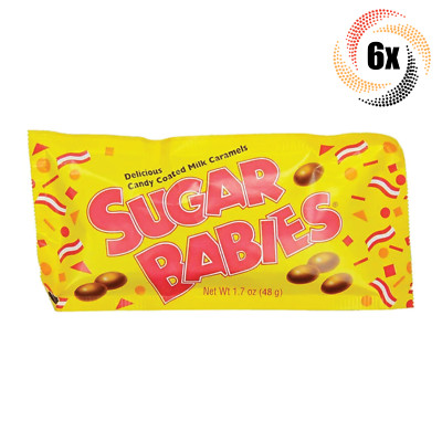 6x Packs Sugar Babies Candy Coated Milk Caramel | 1.7oz | Fast Shipping ...