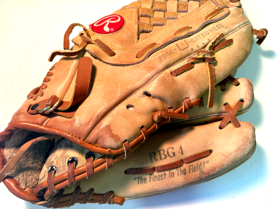 Rawlings RBG4 13” Slanted Basket Web Fastback Model Baseball/Softball ...