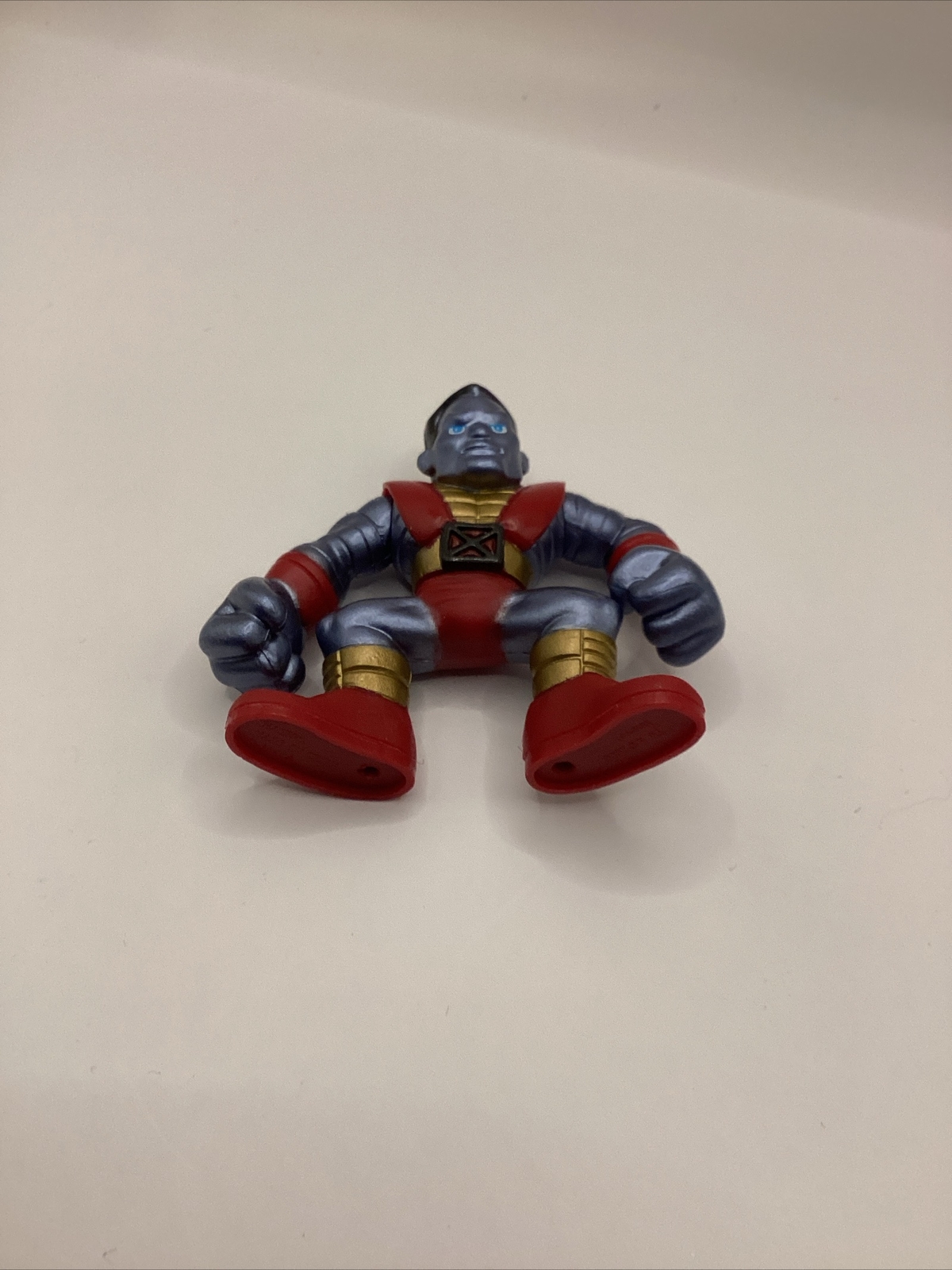 Marvel Super Hero Squad COLOSSUS figure metallic red & gold X-Men | eBay