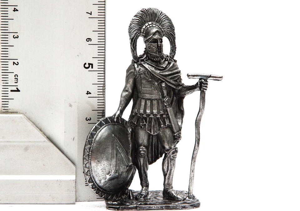 Tin 54mm Greece. Spartan commander. V B.C. 1:32 Scale Sculpture | eBay