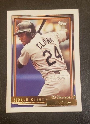1992 Topps Gold Winner Baseball # 749 Jerald Clark | eBay