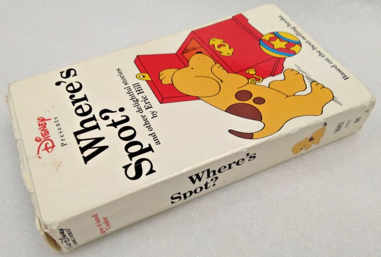 Spot - Where's Spot (VHS, 1998, Walt Disney) 717951771032 | eBay