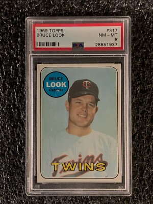 1969 Topps Baseball #317 Bruce Look PSA 8 | eBay
