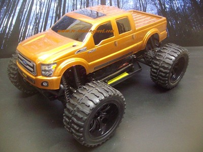 Custom Painted Ford F-250 SD EPX 4X4 RTR 1/10 RC Monster Truck 30+MPH ...