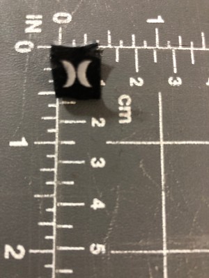 Hurley Logo Letter H Patch Tag Surfing Clothing Brand Apparel ...