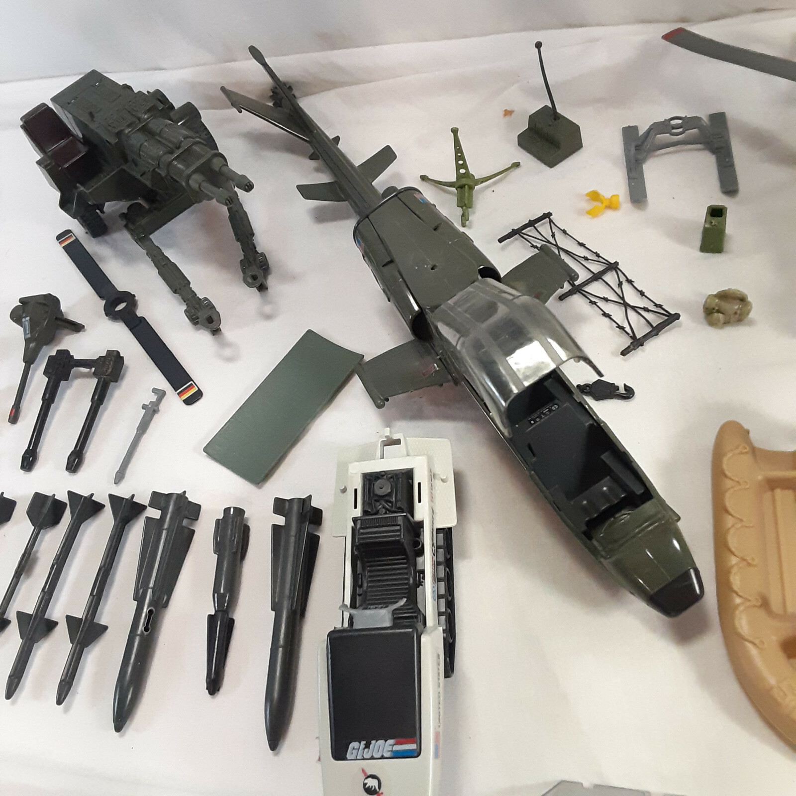 Vintage 80s Hasbro GI Joe Vehicle Part Lot Dragonfly Helicopters ...