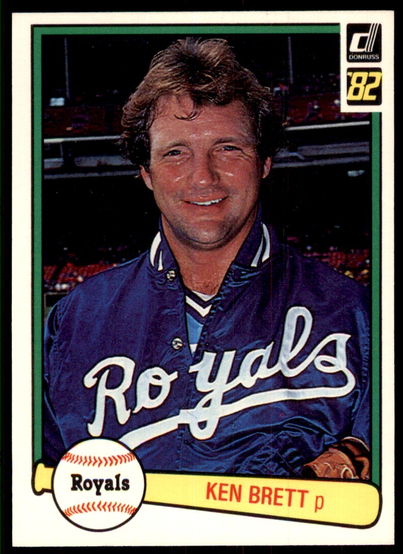1982 Donruss Baseball Card Ken Brett L Kansas City Royals #364 | eBay