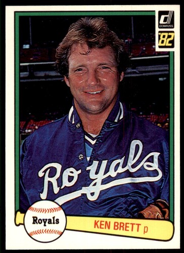1982 Donruss Baseball Card Ken Brett L Kansas City Royals #364 | eBay