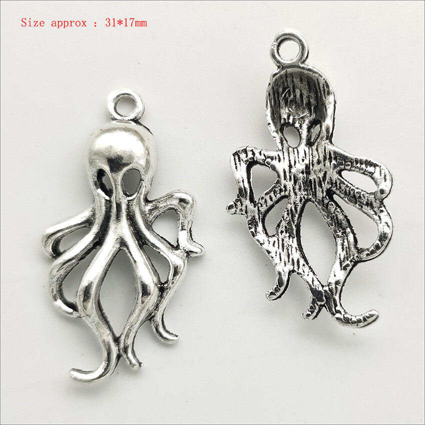 Lot Antique Silver Charms Pendants for Jewelry Making Earring Necklace ...