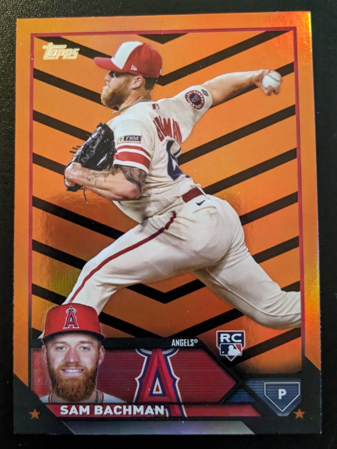 2023 Topps Update Series - Sam Bachman #US238 Orange & Black Foil (RC ...