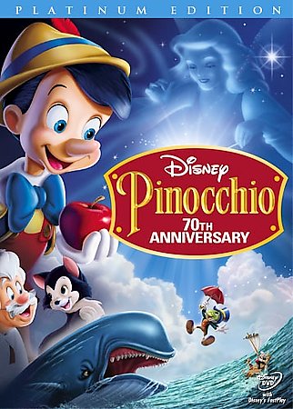 Pinocchio (DVD, 2009, 2-Disc Set, 70th Anniversary Platinum Edition ...