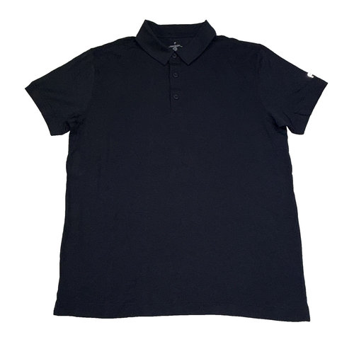 Fabletics Polo Shirt Mens Large Navy Blue Performance Stretch Golf ...
